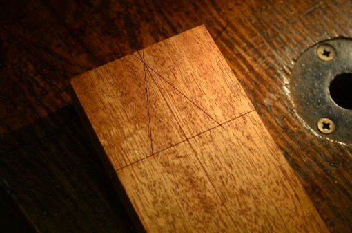 V joint – marking out | Finely Strung