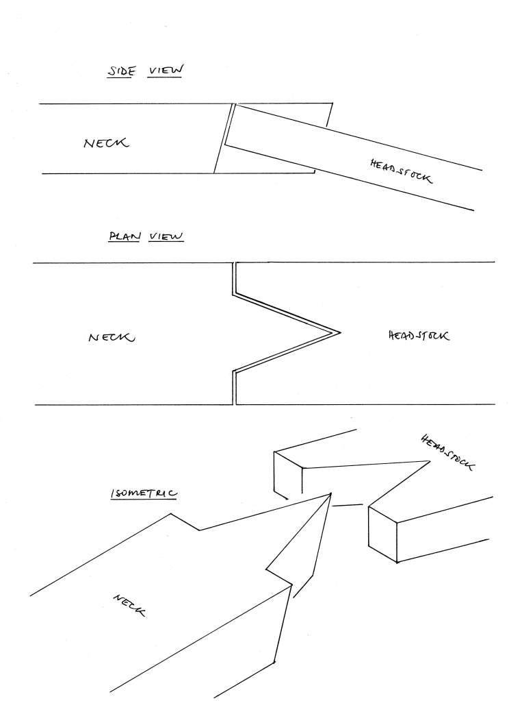 V joint – marking out | Finely Strung