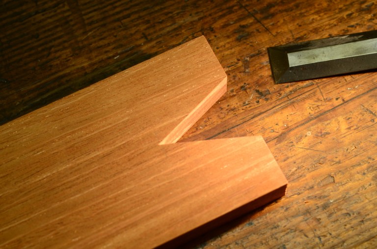 V joint – cutting and trimming | Finely Strung