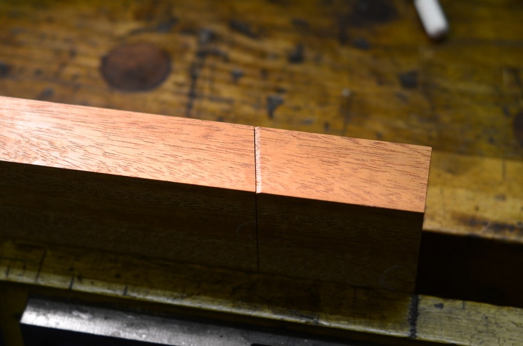 V joint – cutting and trimming | Finely Strung