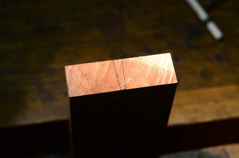 V joint – cutting and trimming | Finely Strung