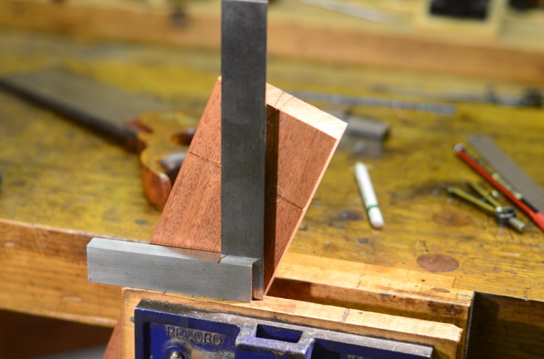 V joint – cutting and trimming | Finely Strung