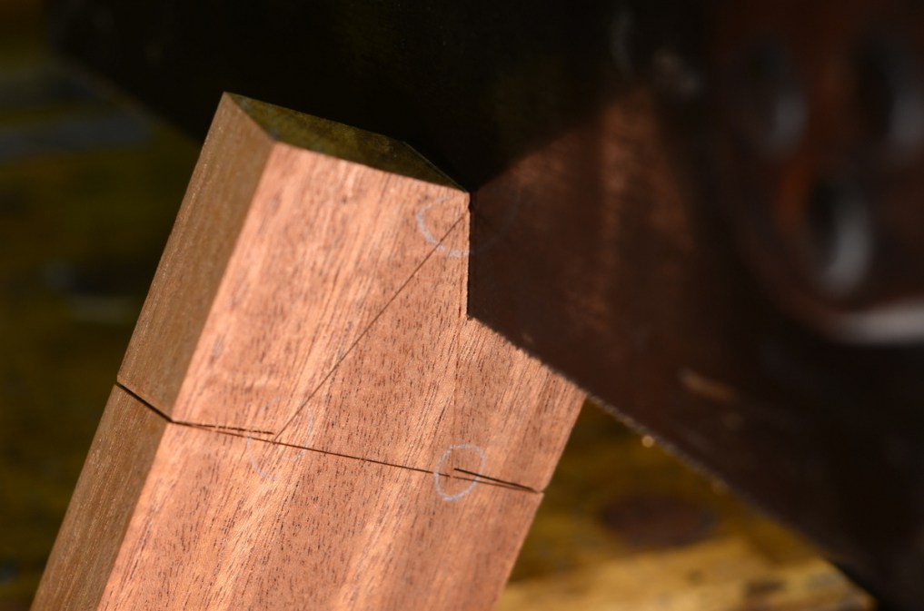 V joint – cutting and trimming | Finely Strung