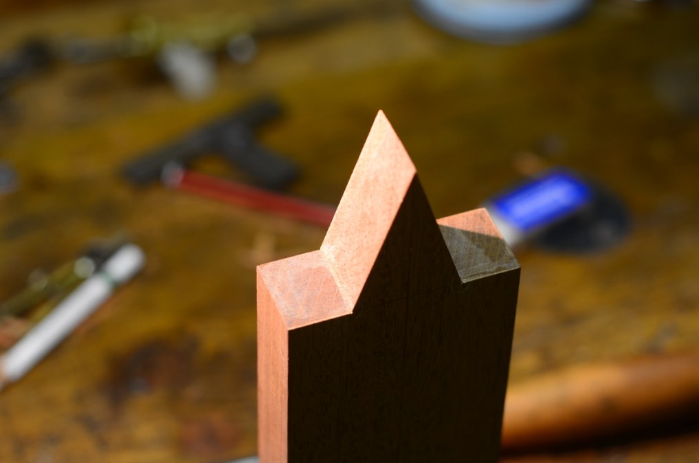 V joint – cutting and trimming | Finely Strung