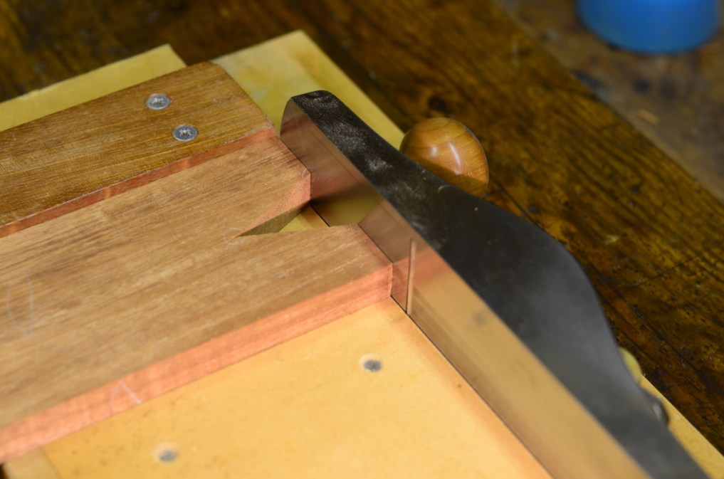 V joint – final fitting and gluing | Finely Strung