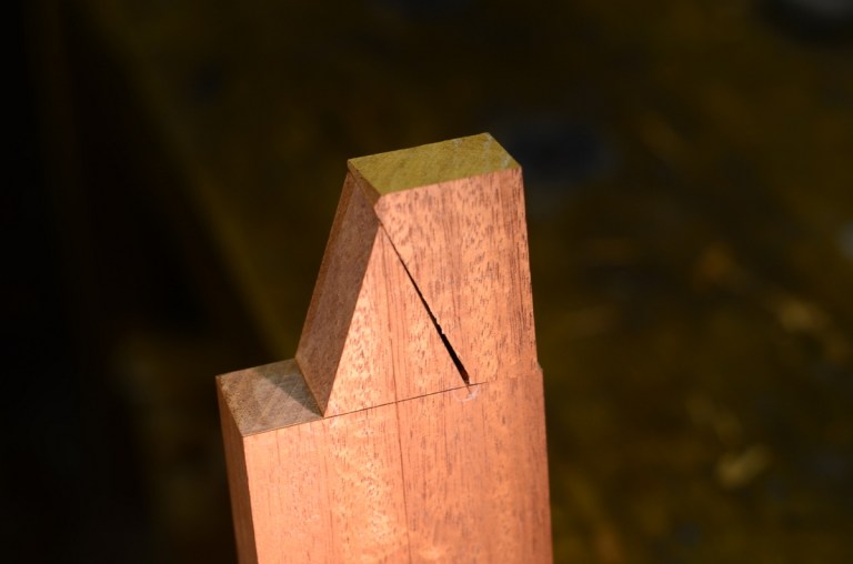 V joint – cutting and trimming | Finely Strung