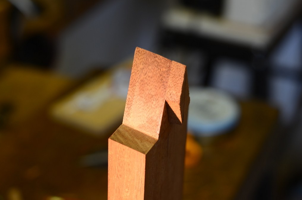 V joint – cutting and trimming | Finely Strung