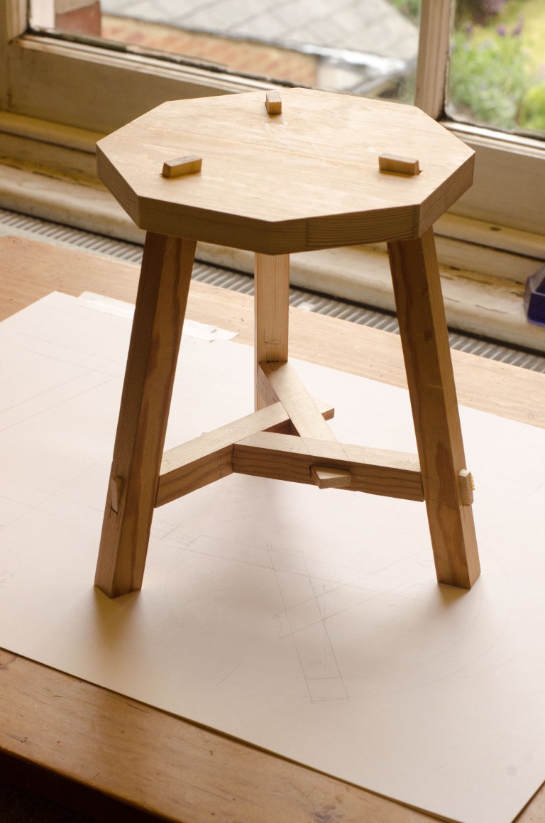 Three-legged Chinese stool | Finely Strung